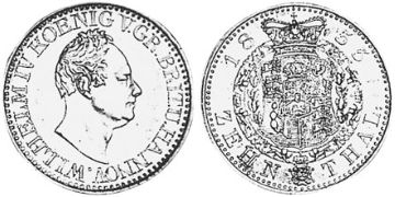 Muzeum mincí - 10 Tolarů 1833 Německo - Hannover | Peníze.cz